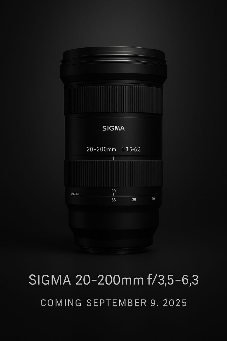 Sigma 20-200 mm f/3.5-6.3 pełnoklatkowy zoom – premiera 9 września 2025